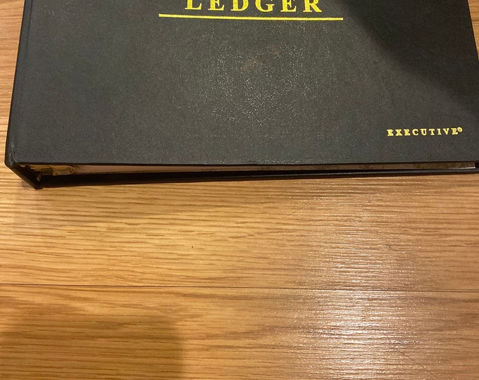 Vintage Stuart Hall Executive Ledger - Etsy