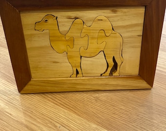 Wood Camel Puzzle | Etsy