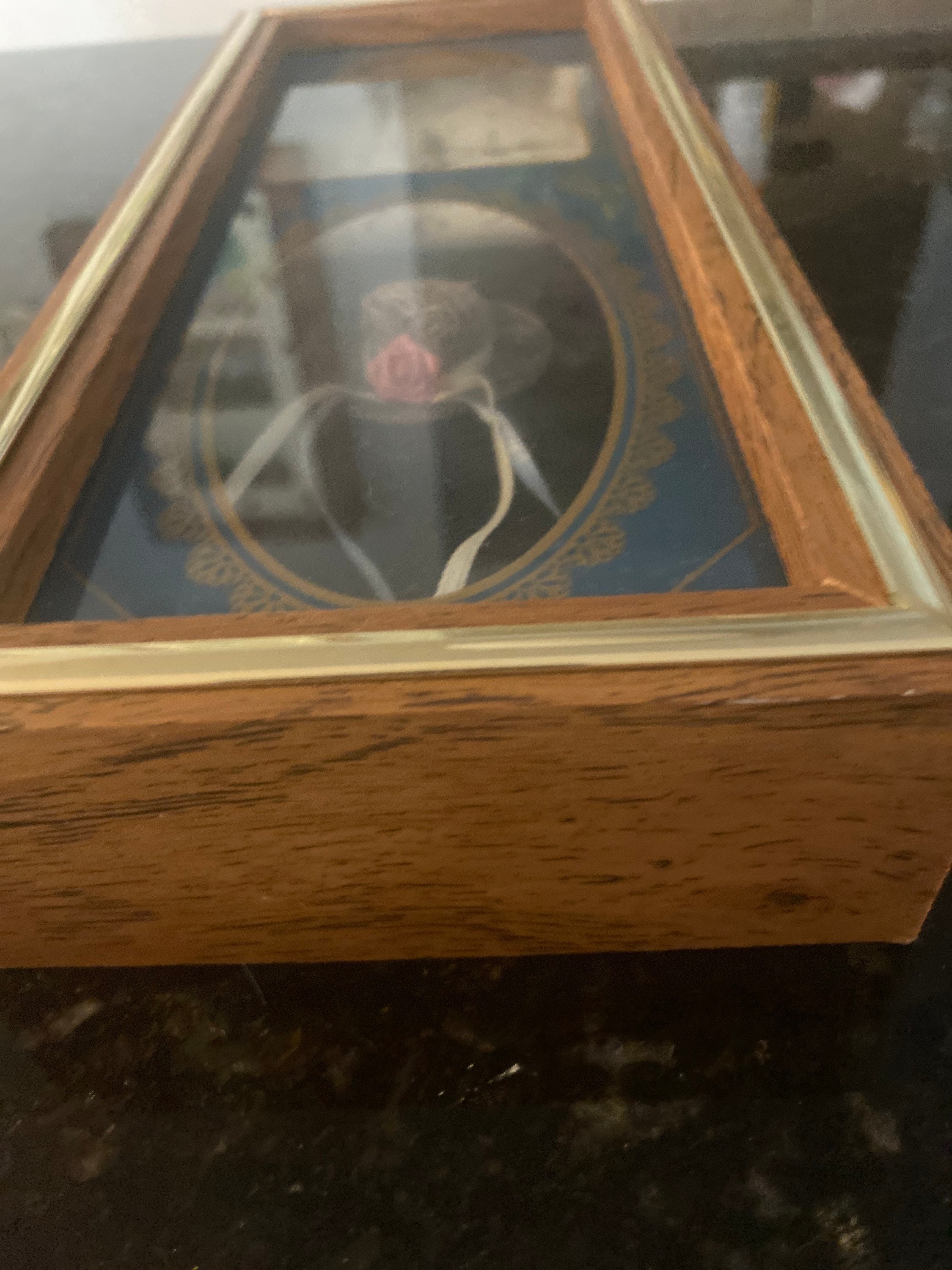 VTG Ingraham USA Wooden Wall Clock with Hat Inside Frame | Etsy