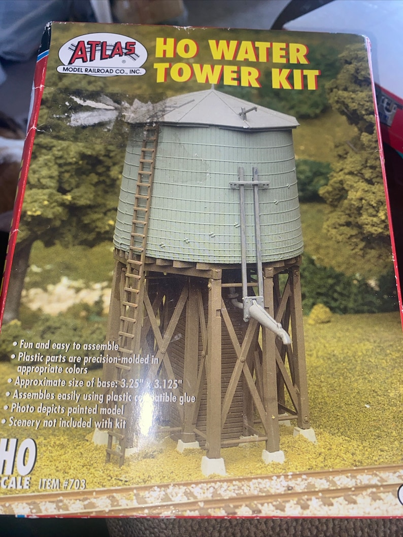 Atlas 703 HO Scale Water Tower Kit - Etsy