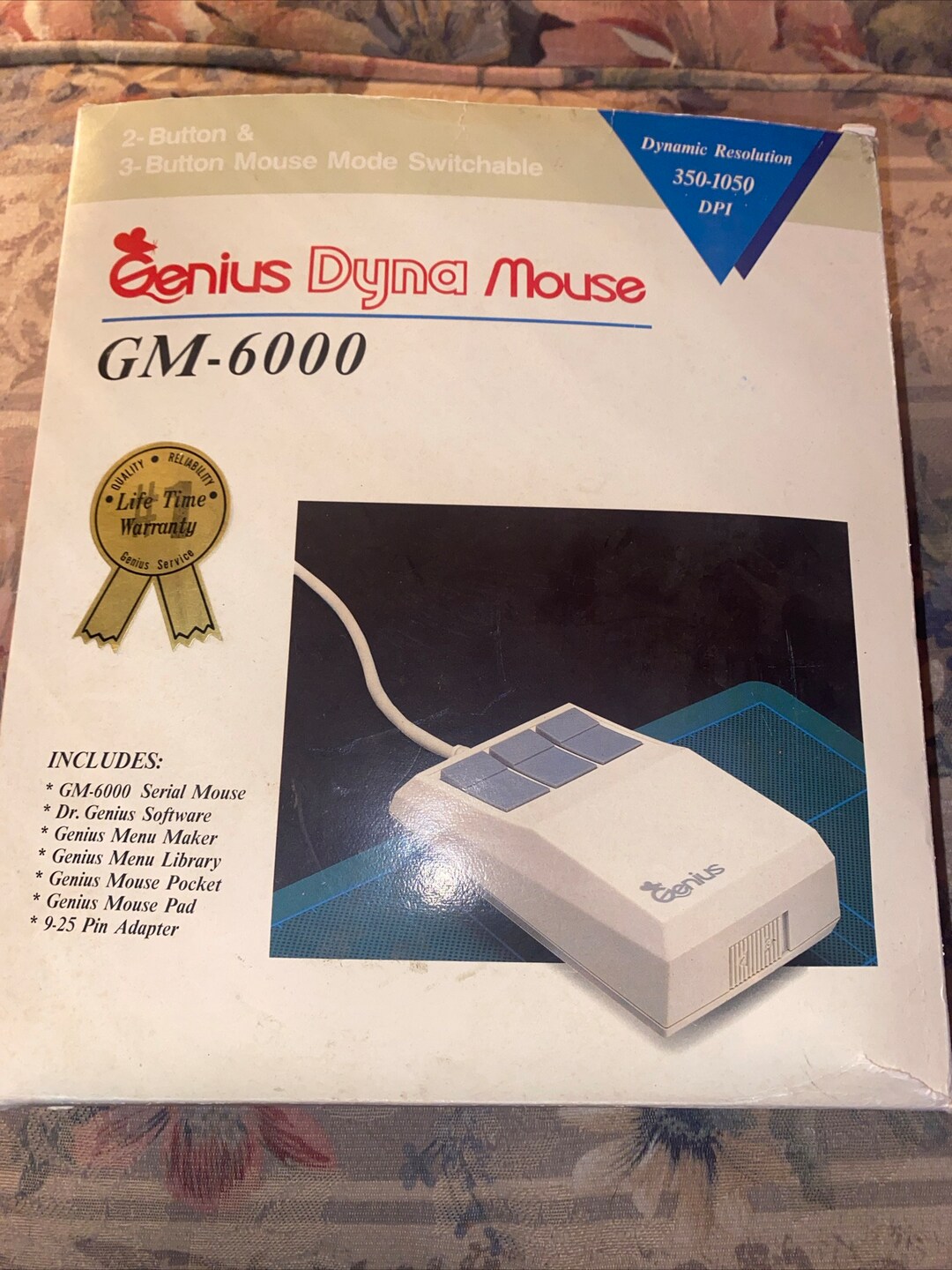 Genius DYNA Serial Mouse Model GM-6000 Three Button - Etsy