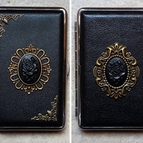 Victorian Bat Cigarette Case Business Card ID Holder Wallet - Etsy