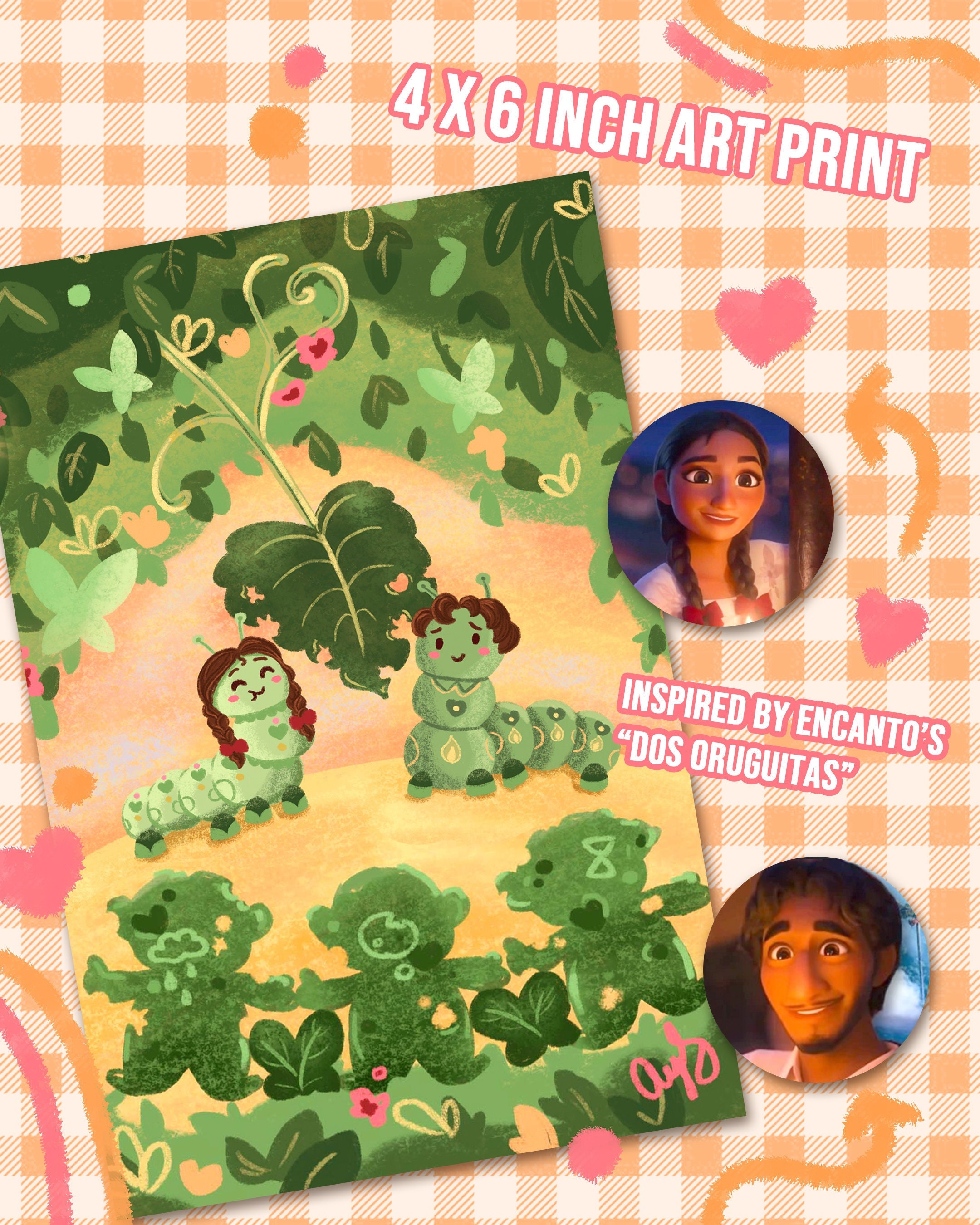 Disney Encanto Inspired dos Oruguitas Art Print 4 | Etsy