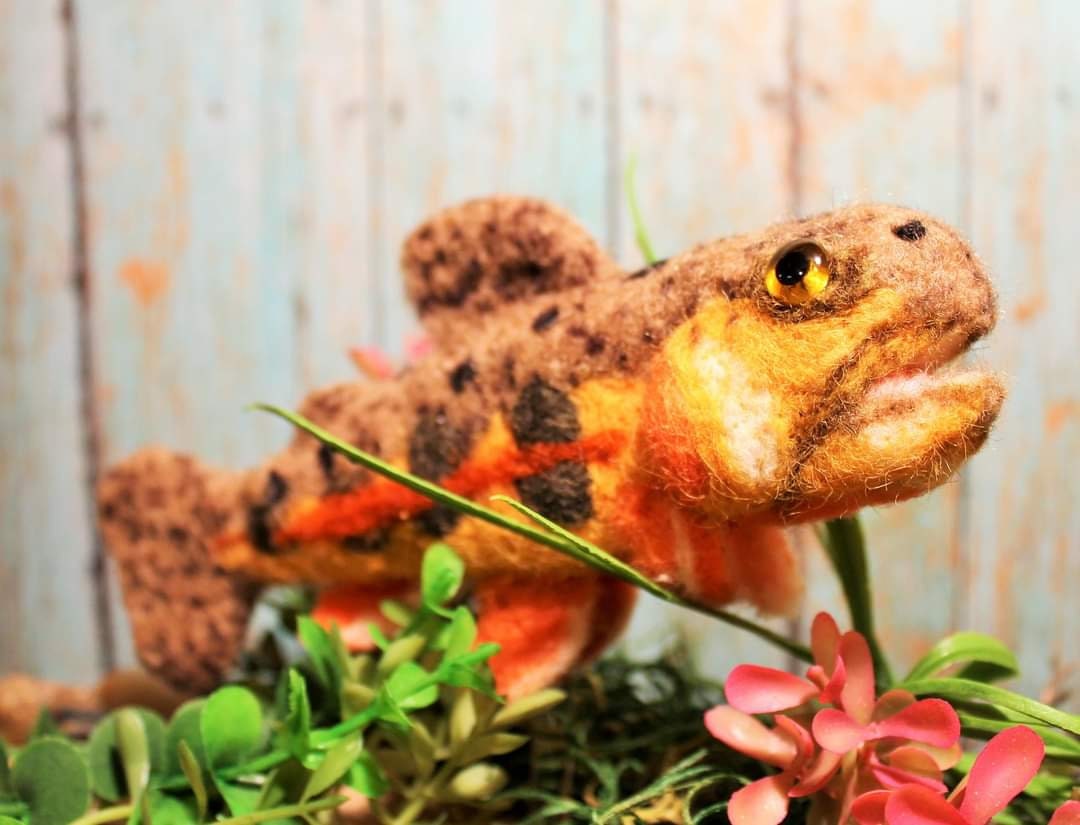 Brook Trout Fish Needle Felted/ Life Like /wool Felted/ Animals/ Dog ...