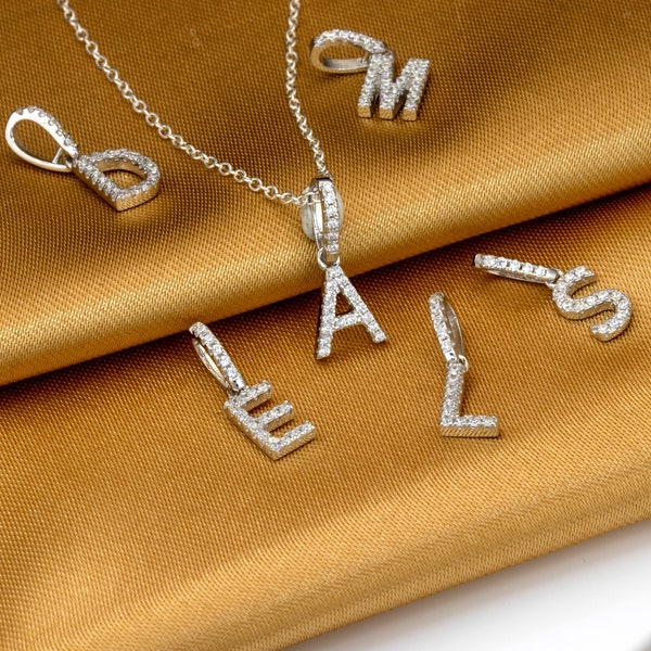 Letter Pendant - Etsy