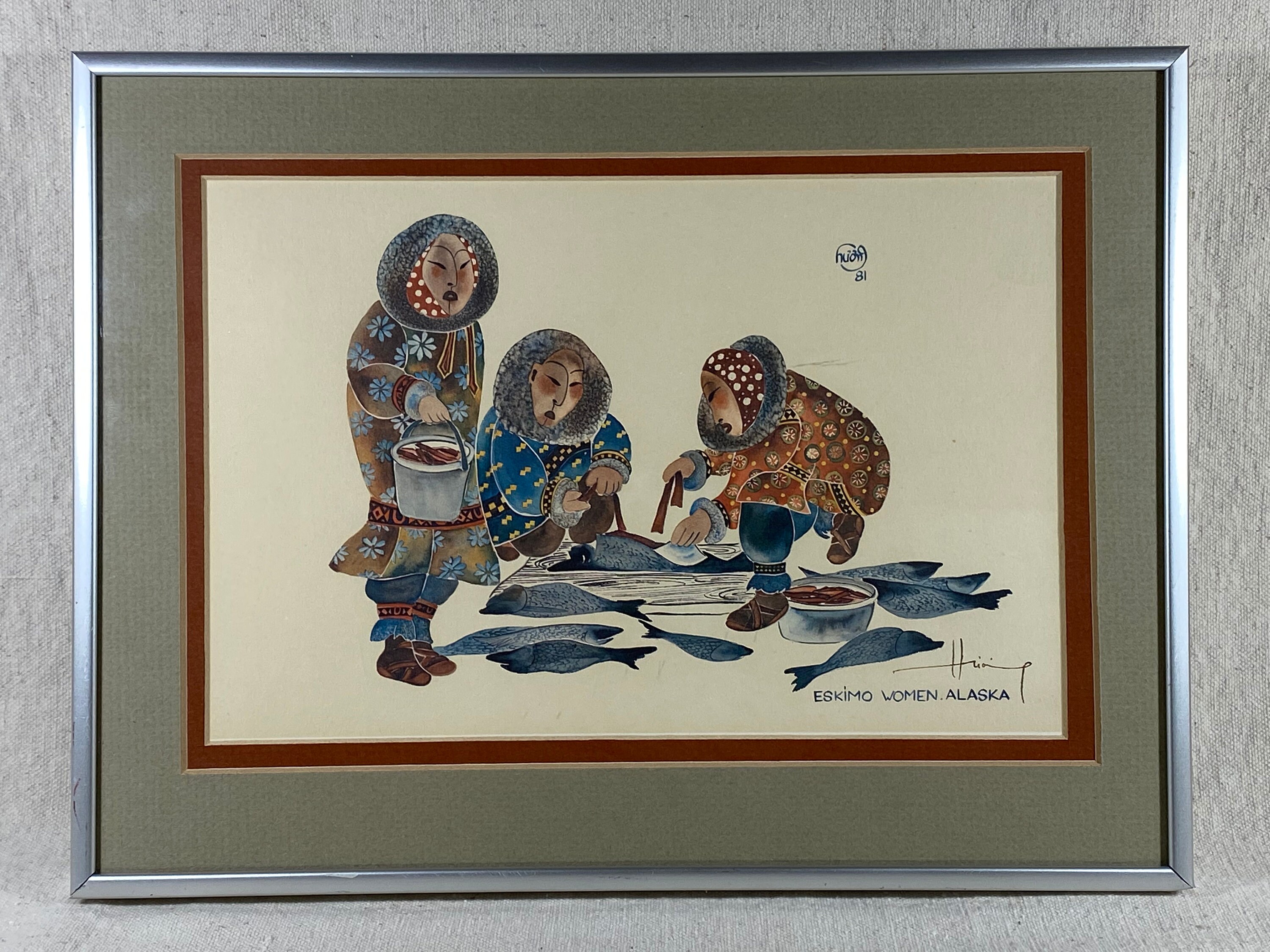 Art & Collectibles Lithographs Prints Gallery Frame Vintage Hand-Signed ...