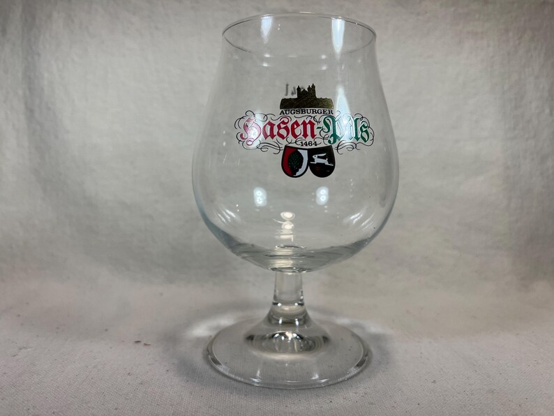 Vintage Augsburger Hasen-pils 1464 .4L Tulip-style Pilsner Beer Glass ...