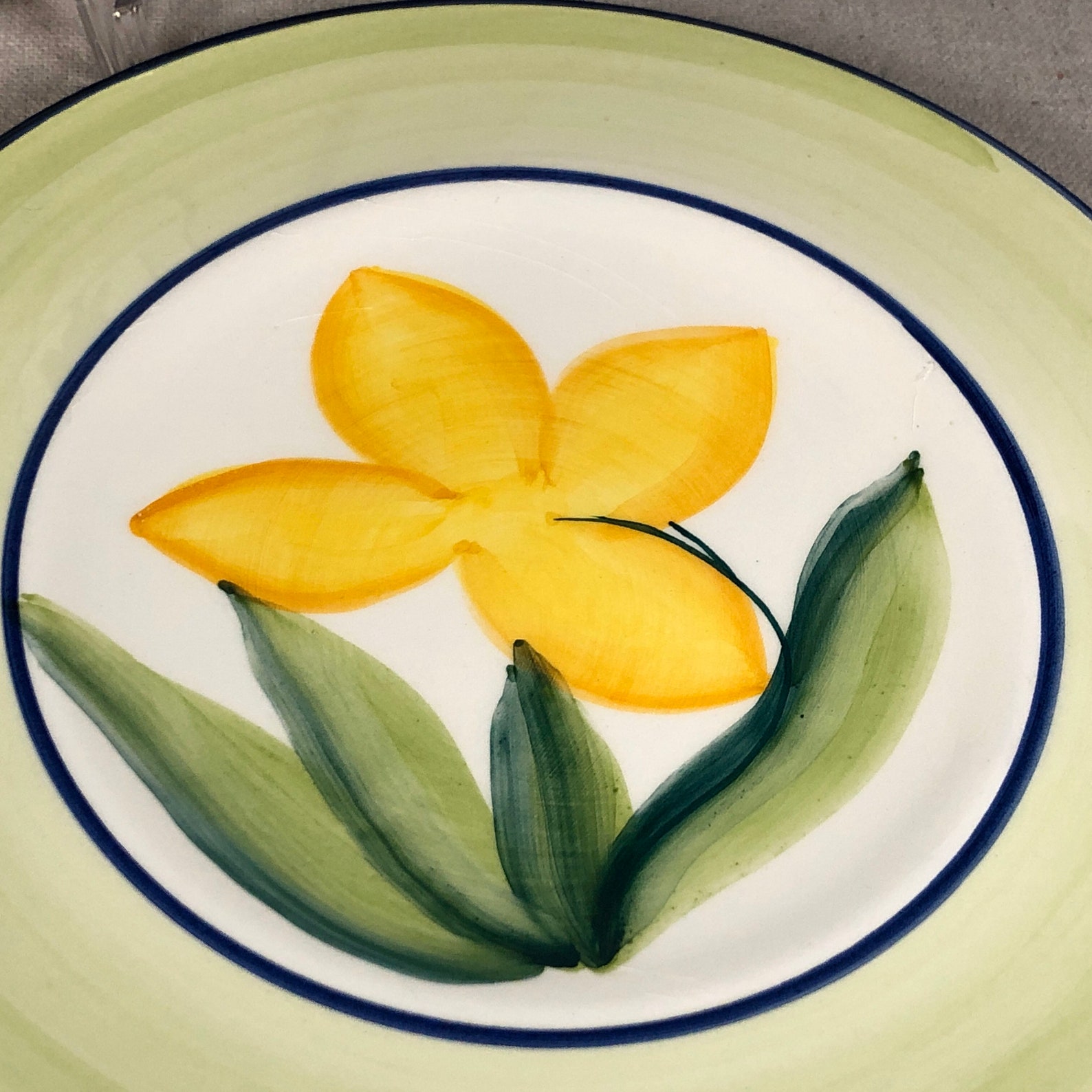 Pair of Pizzato Hand-painted Italian Salad Pasta Plates With | Etsy