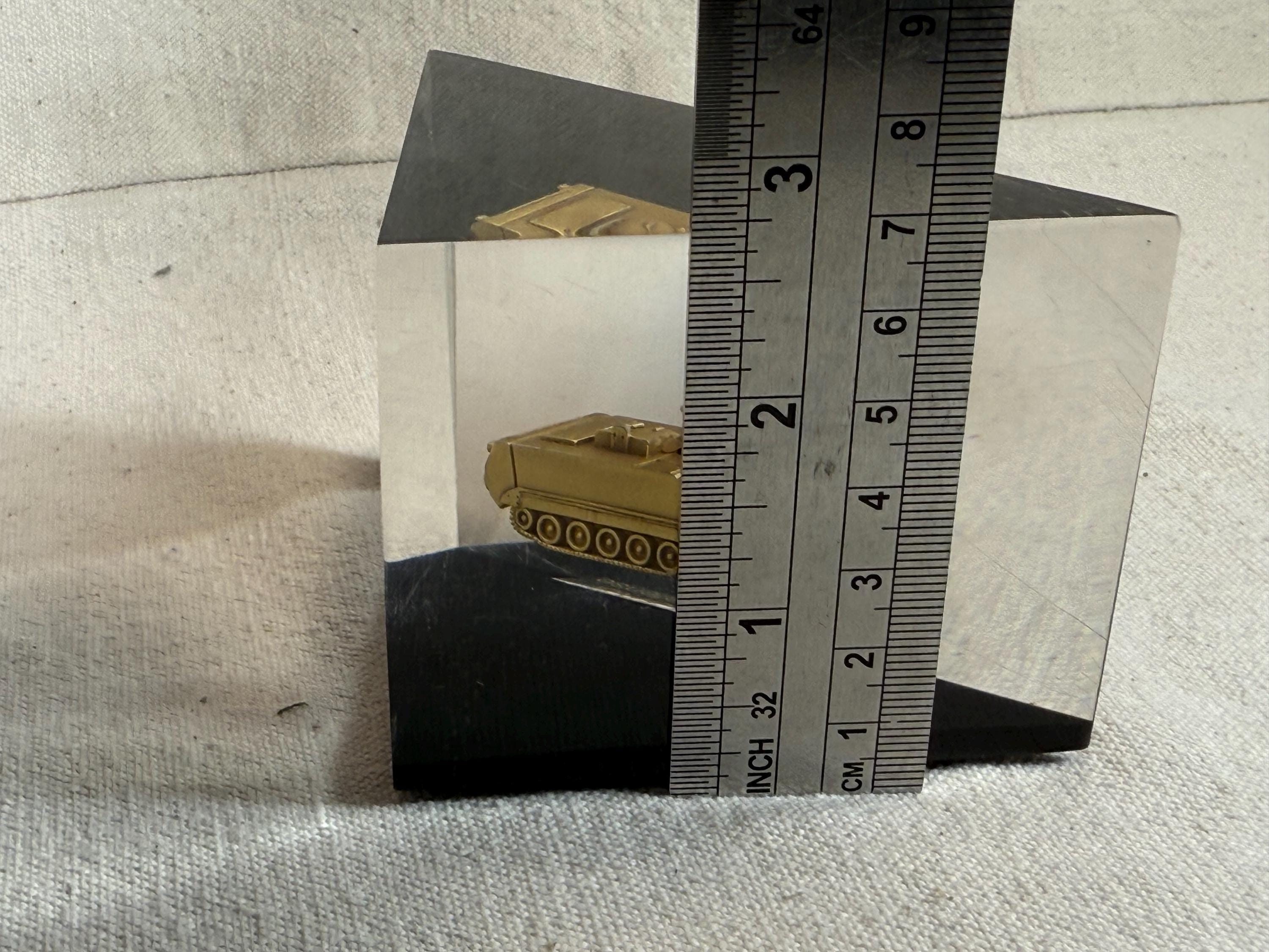 Rare Vintage M113A3 Armored Personnel Carrier Acrylic Lucite Mirrored ...