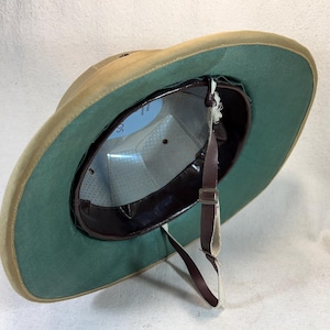 Vintage Sun-proof Sola Hat Pith Helmet With Adjustable Chin Strap ...