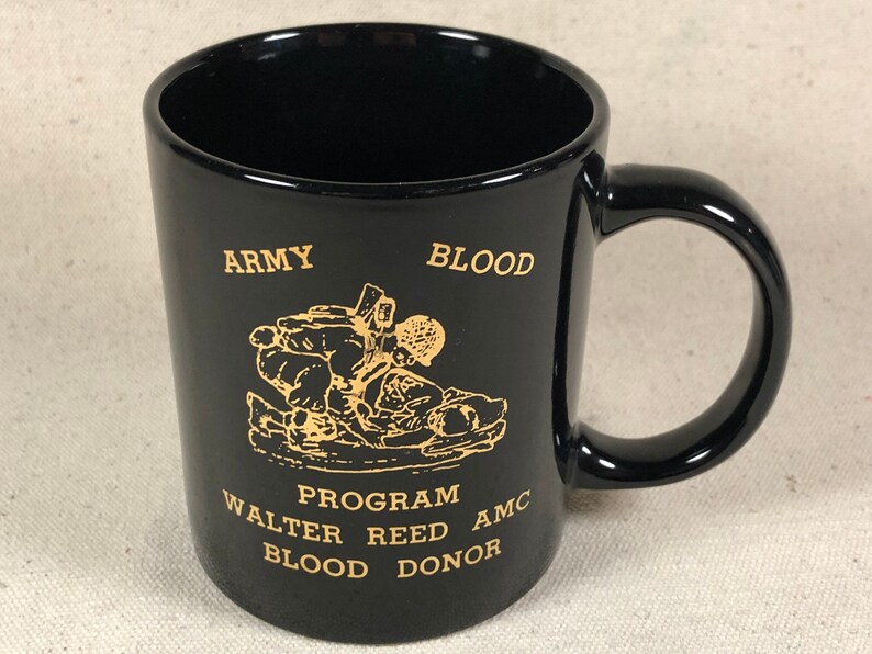 Vintage US Army Blood Program Walter Reed Medical Center - Etsy