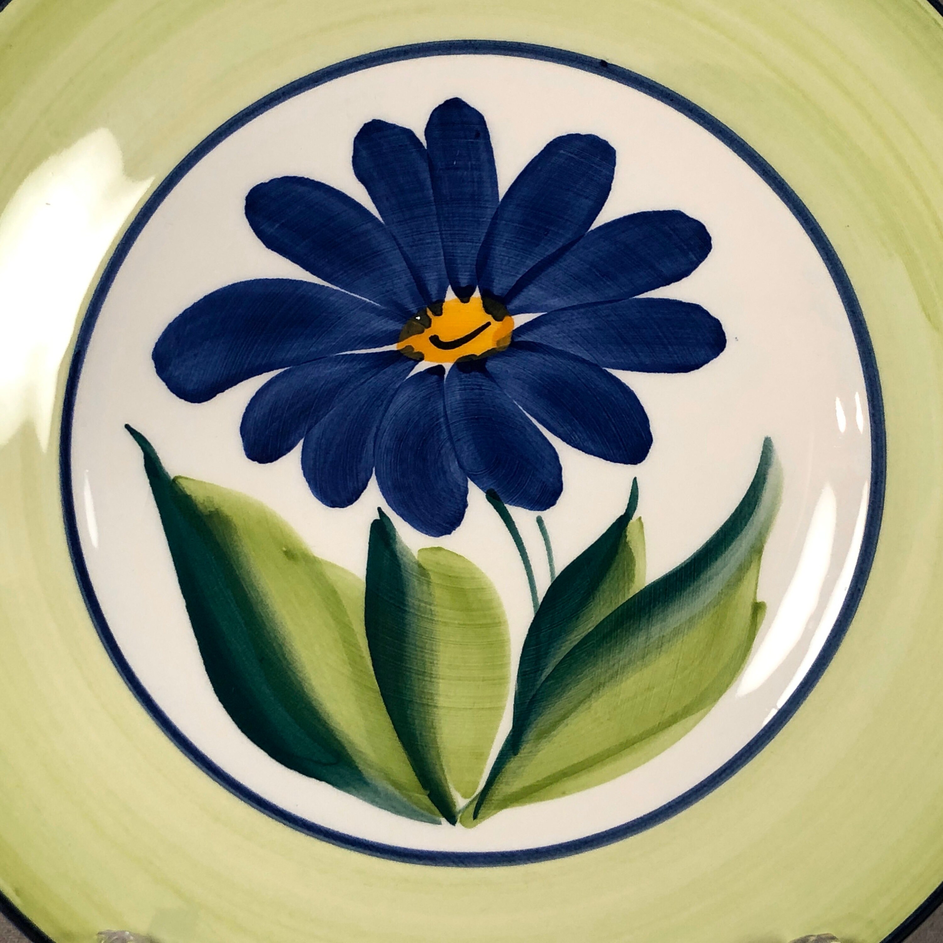 Pair of Pizzato Hand-painted Italian Salad Pasta Plates With | Etsy