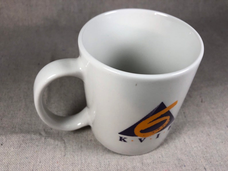 Vintage KVIE Sacramento PBS TV Station Logo Coffee Mug White | Etsy