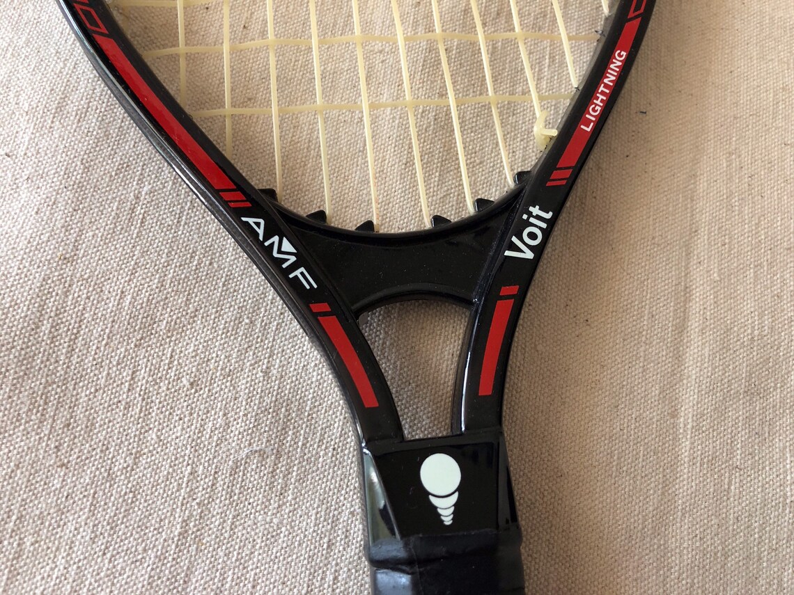 Vintage AMF Voit Lightning Racquetball Racquet W Cover | Etsy