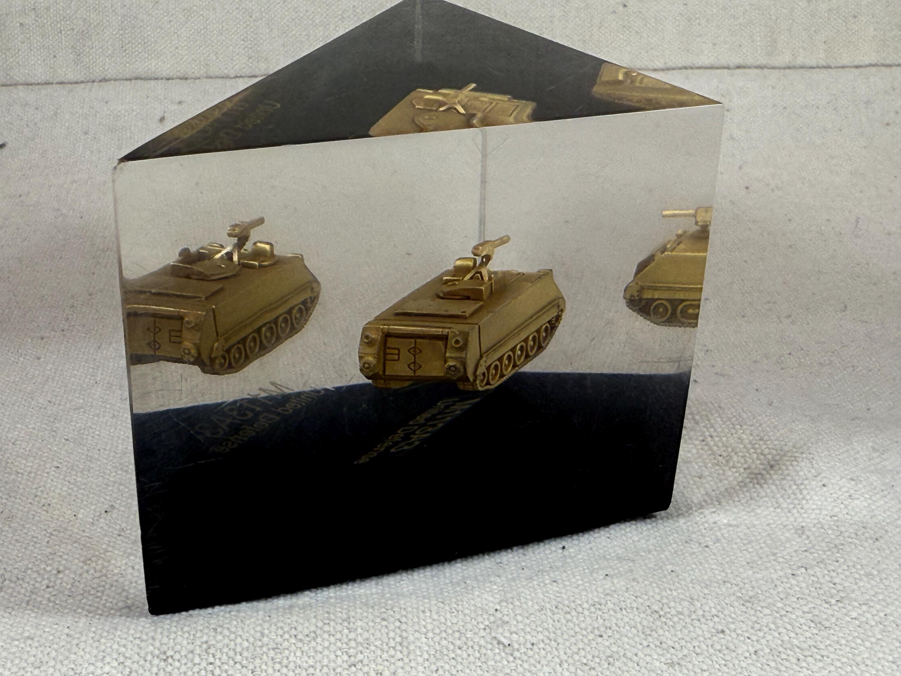 Rare Vintage M113A3 Armored Personnel Carrier Acrylic Lucite Mirrored ...