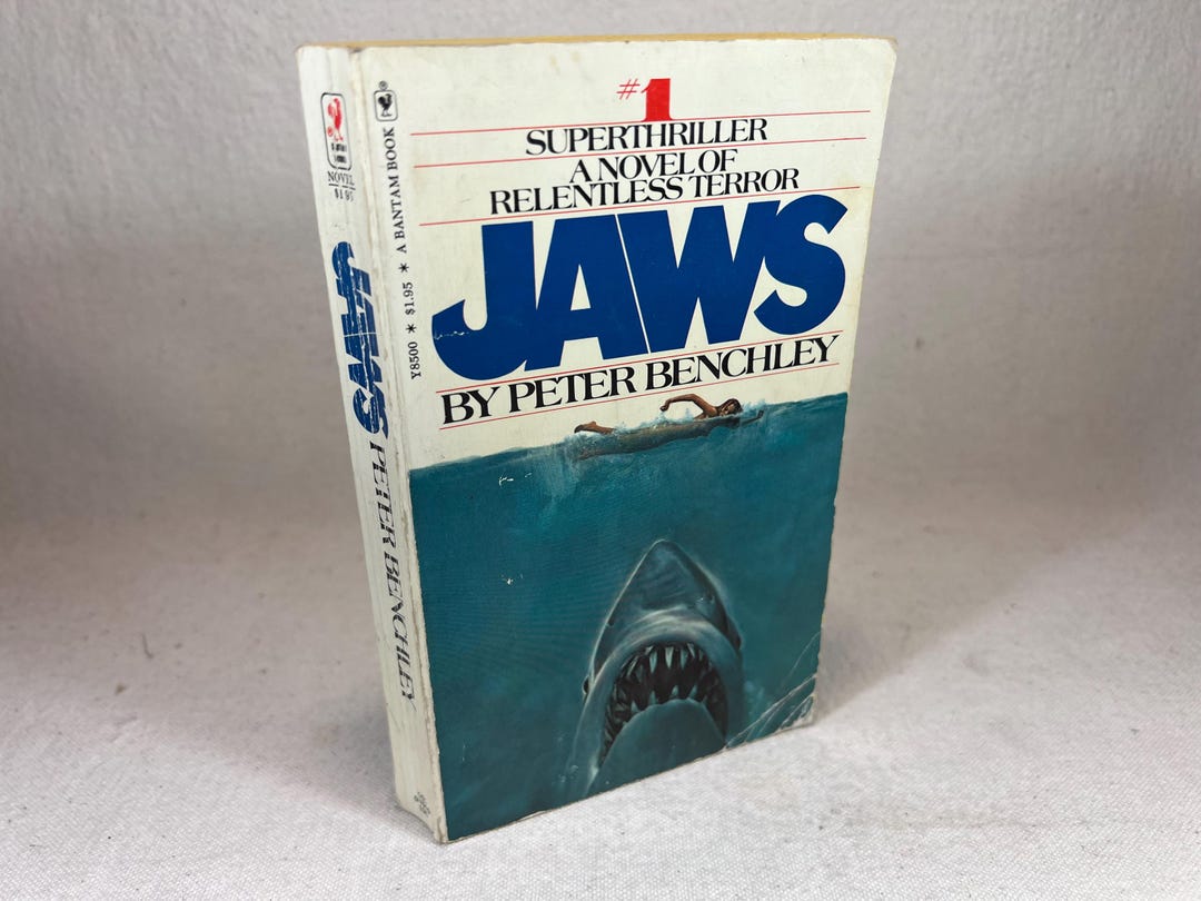 Jaws by Peter Benchley Vintage American Literature Bantam Paperback ...