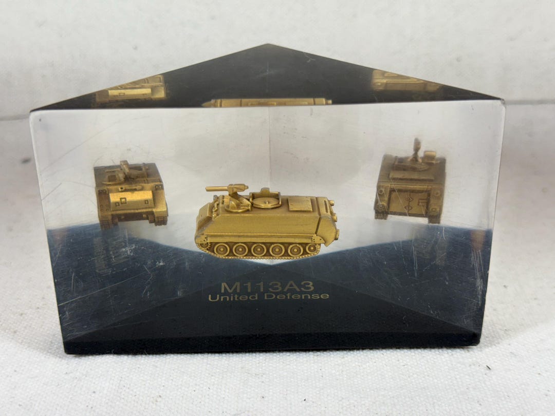 Rare Vintage M113A3 Armored Personnel Carrier Acrylic Lucite Mirrored ...