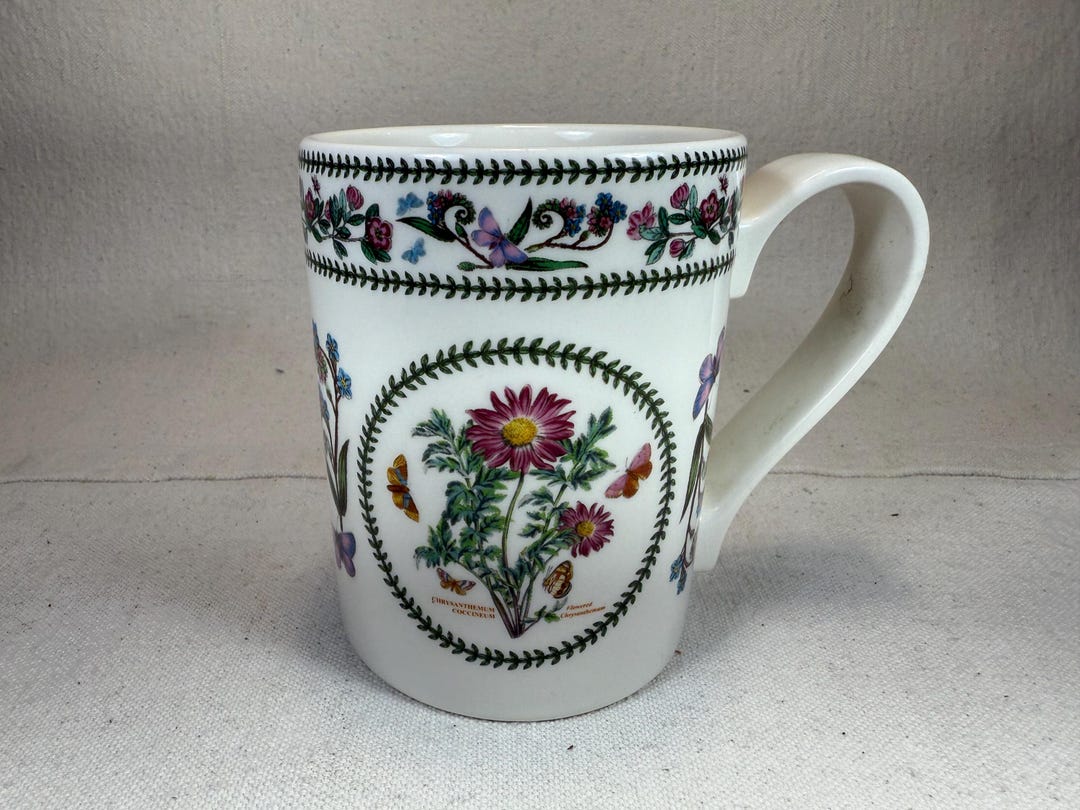 Portmeirion Flowered Chrysanthemum Porcelain Mug Variations by Susan ...
