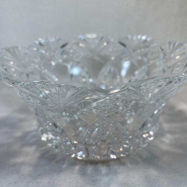 Jg Durand Crystal Bowl - Etsy