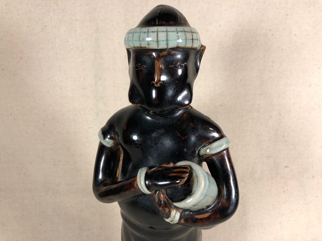 Vintage Javanese Porcelain Traditional Clothing Male Figure Handpainted ...