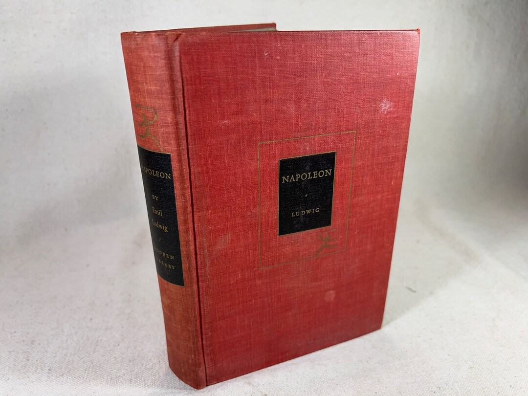 Napoleon by Emil Ludwig | Vintage Red Cloth Hardcover Book French ...