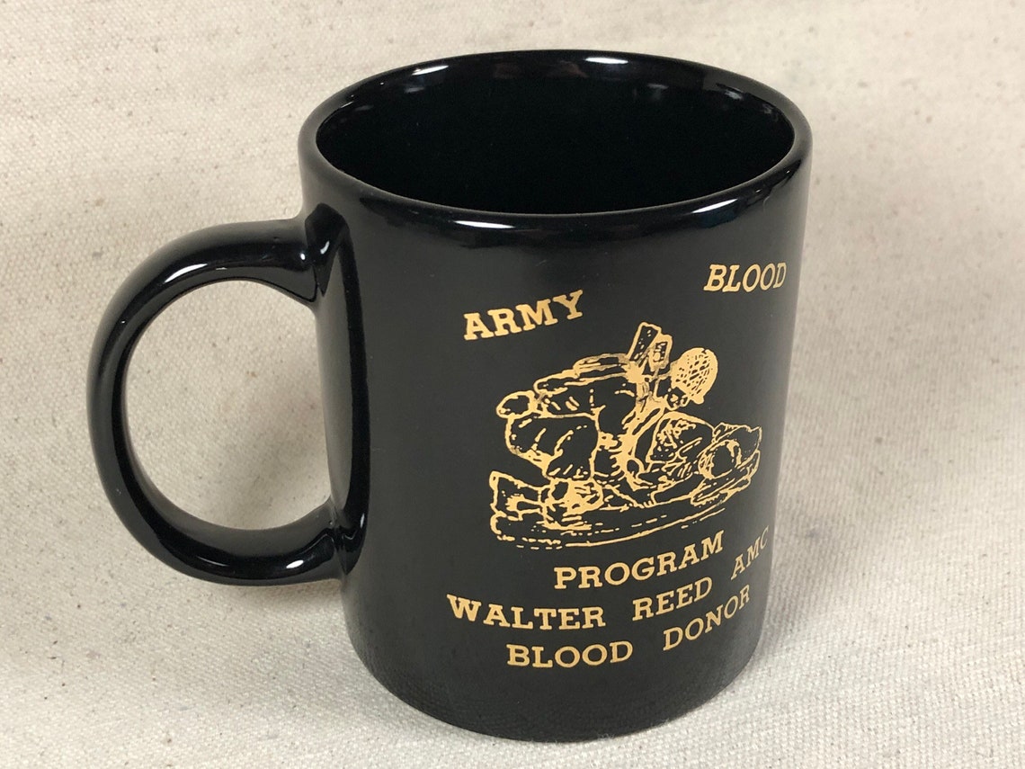 Vintage US Army Blood Program Walter Reed Medical Center - Etsy