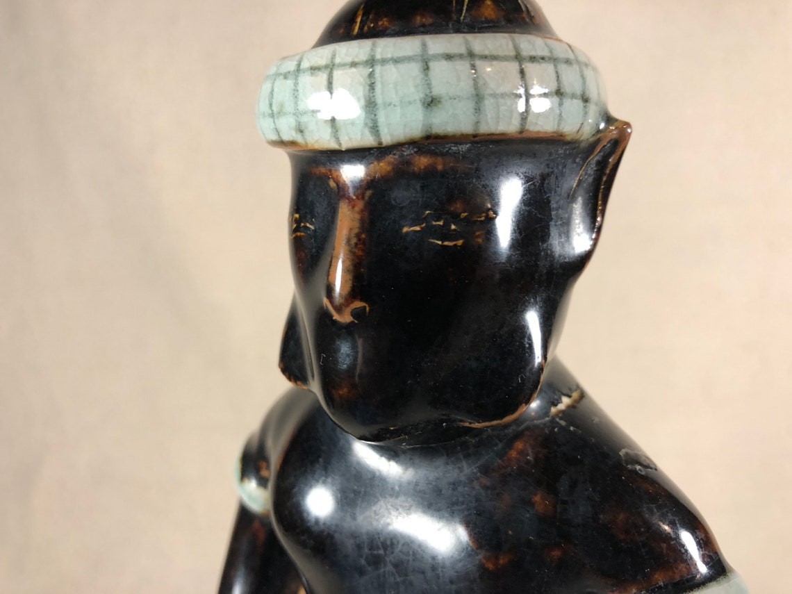 Vintage Javanese Porcelain Traditional Clothing Male Figure Handpainted ...