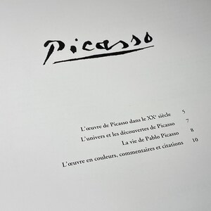 Picasso | French Language Vintage Art Book | Coffee Table Book | Cercle ...