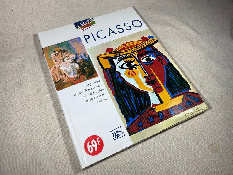 Picasso French Language Vintage Art Book Coffee Table Book - Etsy