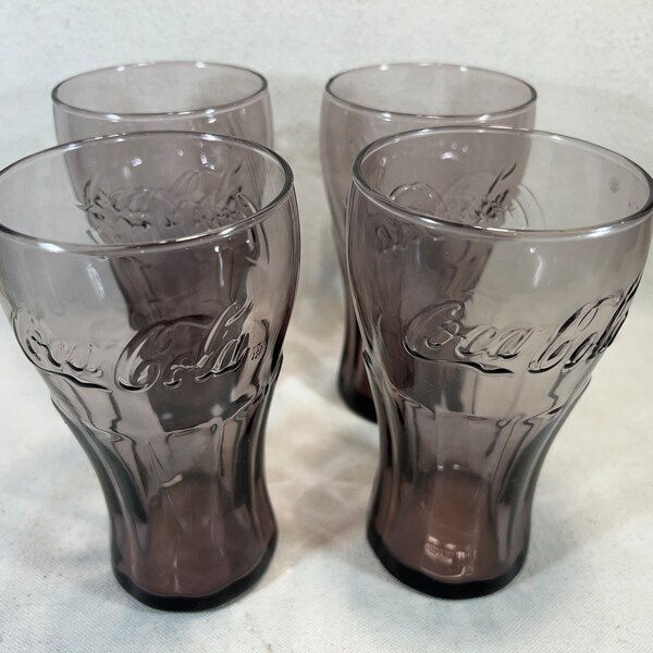 Purple Coca Cola Glasses - Etsy