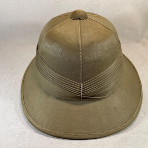 Vintage Sun-proof Sola Hat Pith Helmet With Adjustable Chin Strap ...