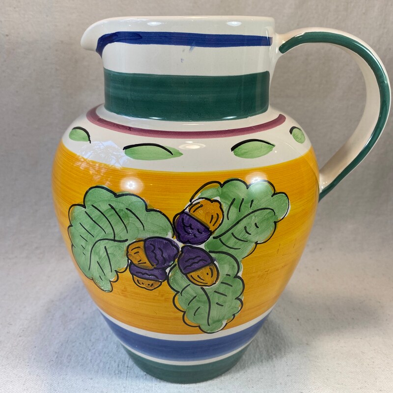 Hand Painted Pitcher - Etsy