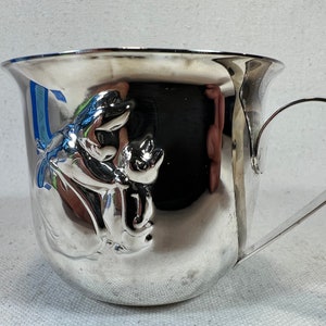 Peter Rabbit by Beatrix Potter Silver-plated Baby Christening Cup F ...