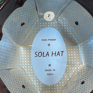 Vintage Sun-proof Sola Hat Pith Helmet With Adjustable Chin Strap ...