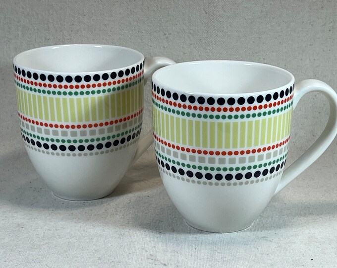 Pair of Kate Spade New York Hopscotch Drive 14oz Coffee Tea Mugs by ...
