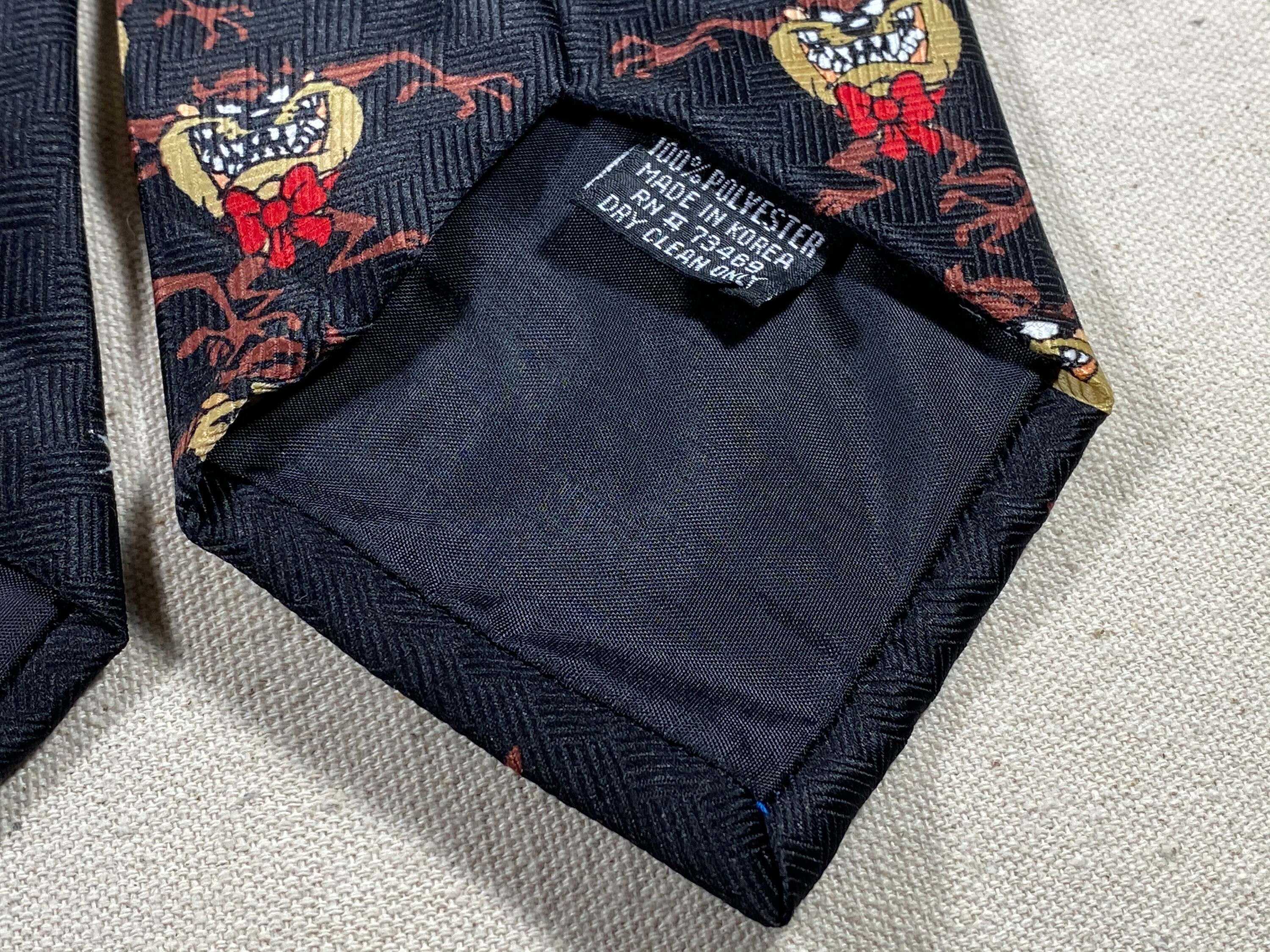 Vintage Looney Tunes Taz Santa Claus Necktie Warner Brothers | Etsy