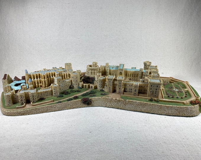 Vintage Windsor Castle Sculpture Model Danbury Mint British Monarchy ...