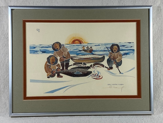 Art & Collectibles Lithographs Prints Gallery Frame Vintage Hand-Signed ...