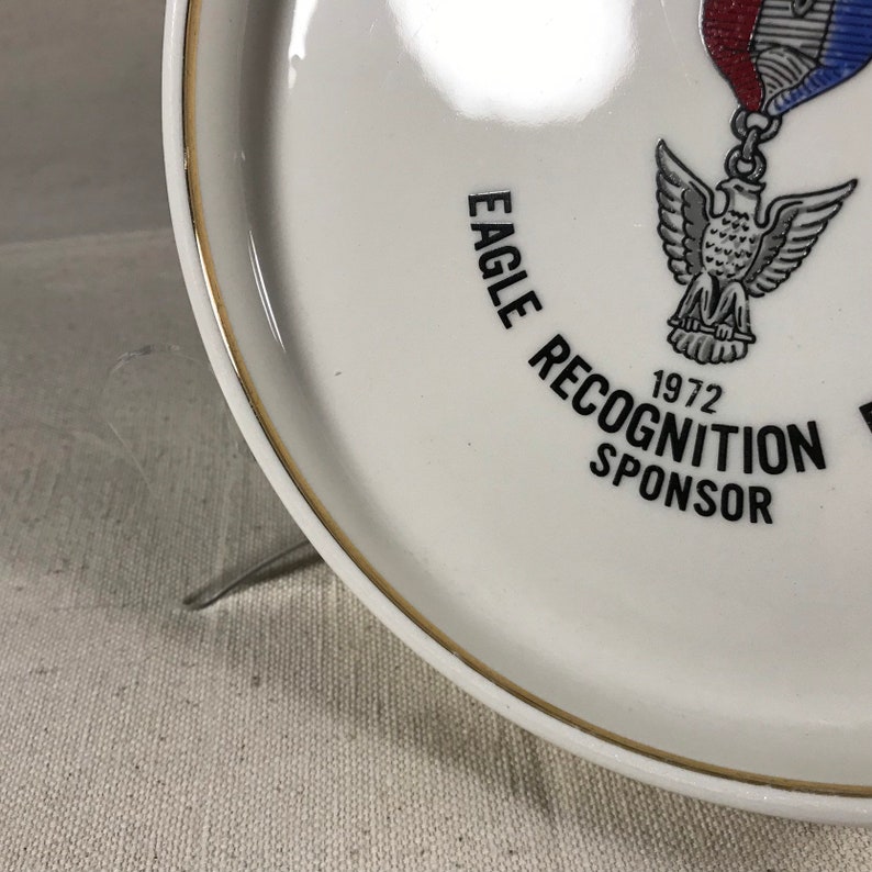 Vintage Boy Scouts of America Plate Dish Golden Empire Council | Etsy