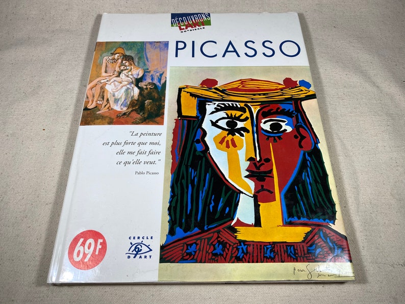 Picasso French Language Vintage Art Book Coffee Table Book - Etsy