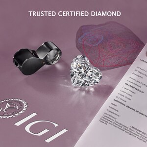 Heart Shaped Diamond Ring Antique Style Lab Grown Fancy Cut With V ...