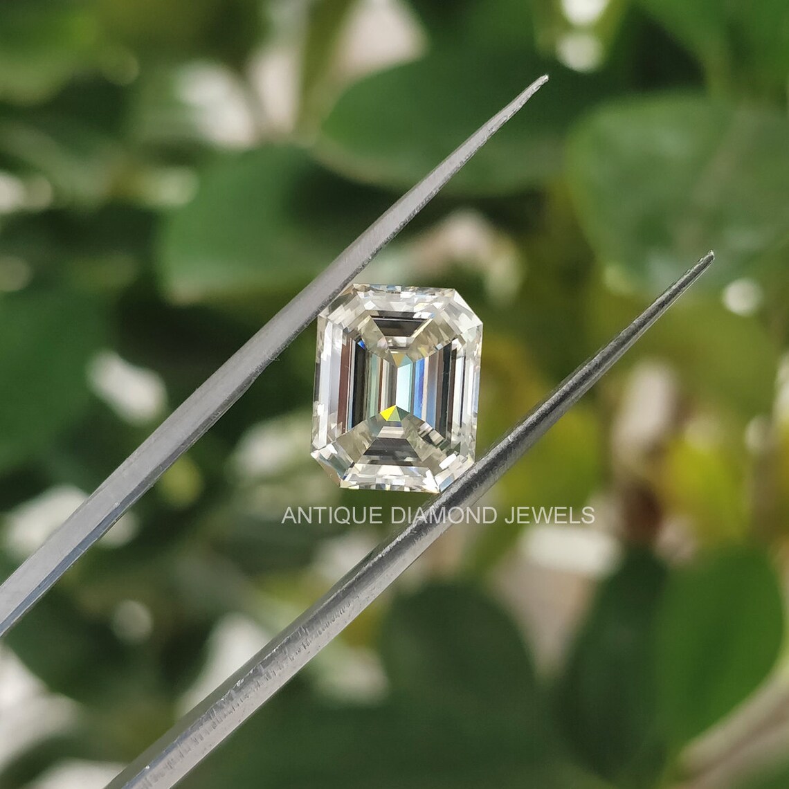 2.95 Ct Emerald Step Cut VVS 9.88x7.98x4.58 Mm Near Colorless | Etsy