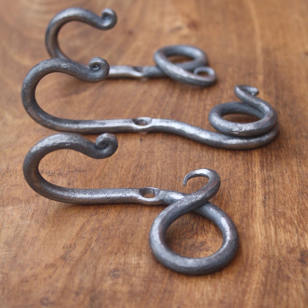Hand Forged Hooks - Etsy