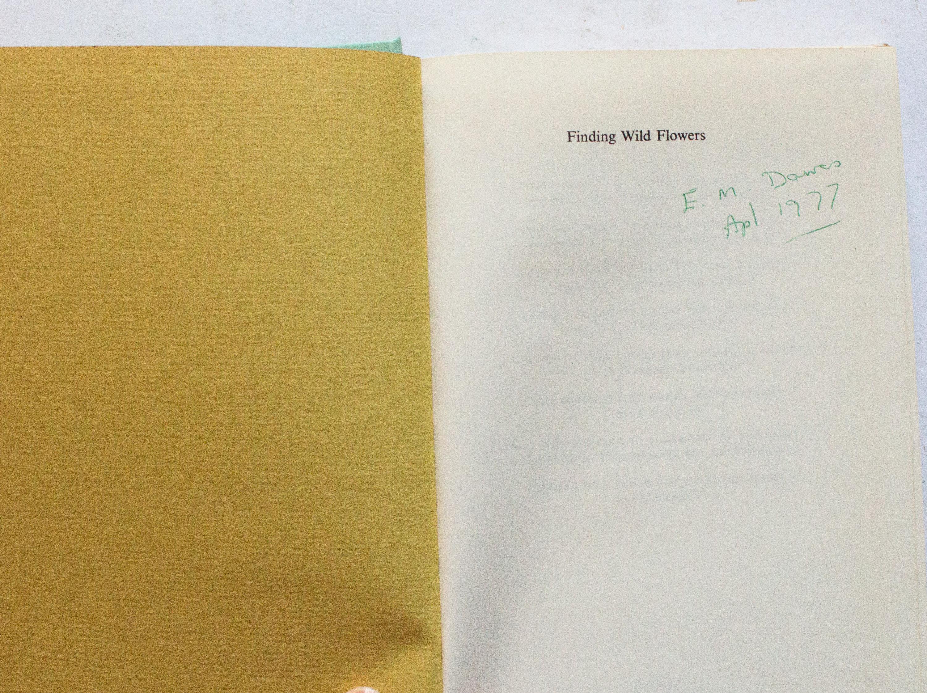 Botanical Book 'finding Wild Flowers' by R. S. R. Fitter, Vintage ...