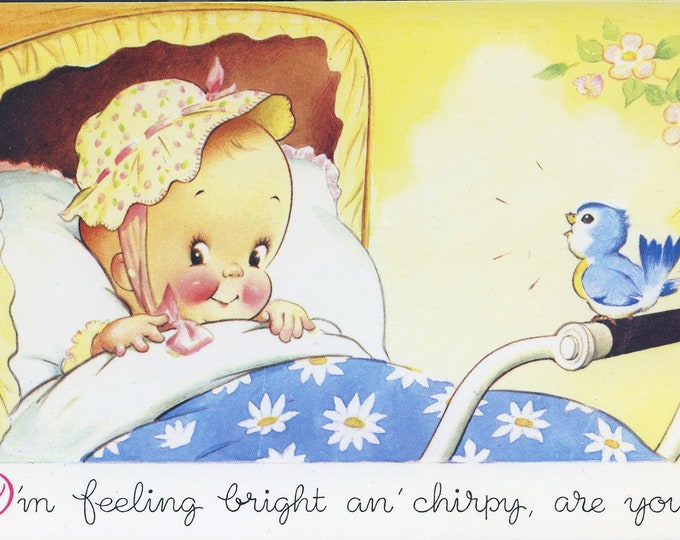Bamforth 'taylor Tots' Postcard 'i'm Feeling Bright An' Chirpy, Are You ...