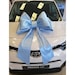 Wedding Blue Bow Big Bow Giant Ribbon Ribbon First Photo Prop Car ...