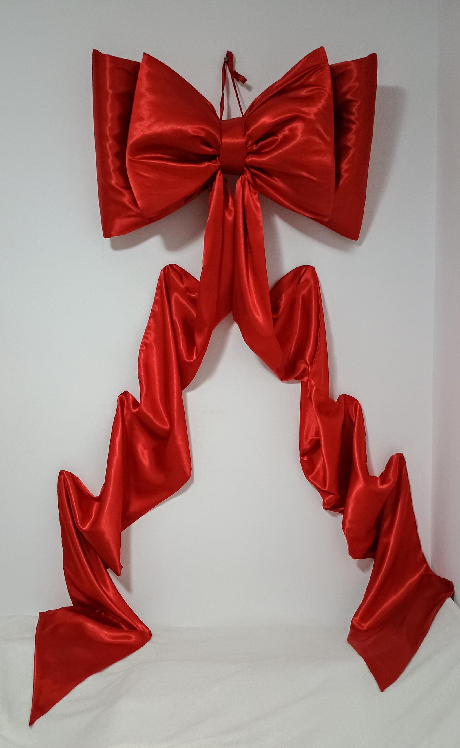 Red Big Bow Giant Bow Showroom Bow Red Bow Birthday Bow Holiday ...