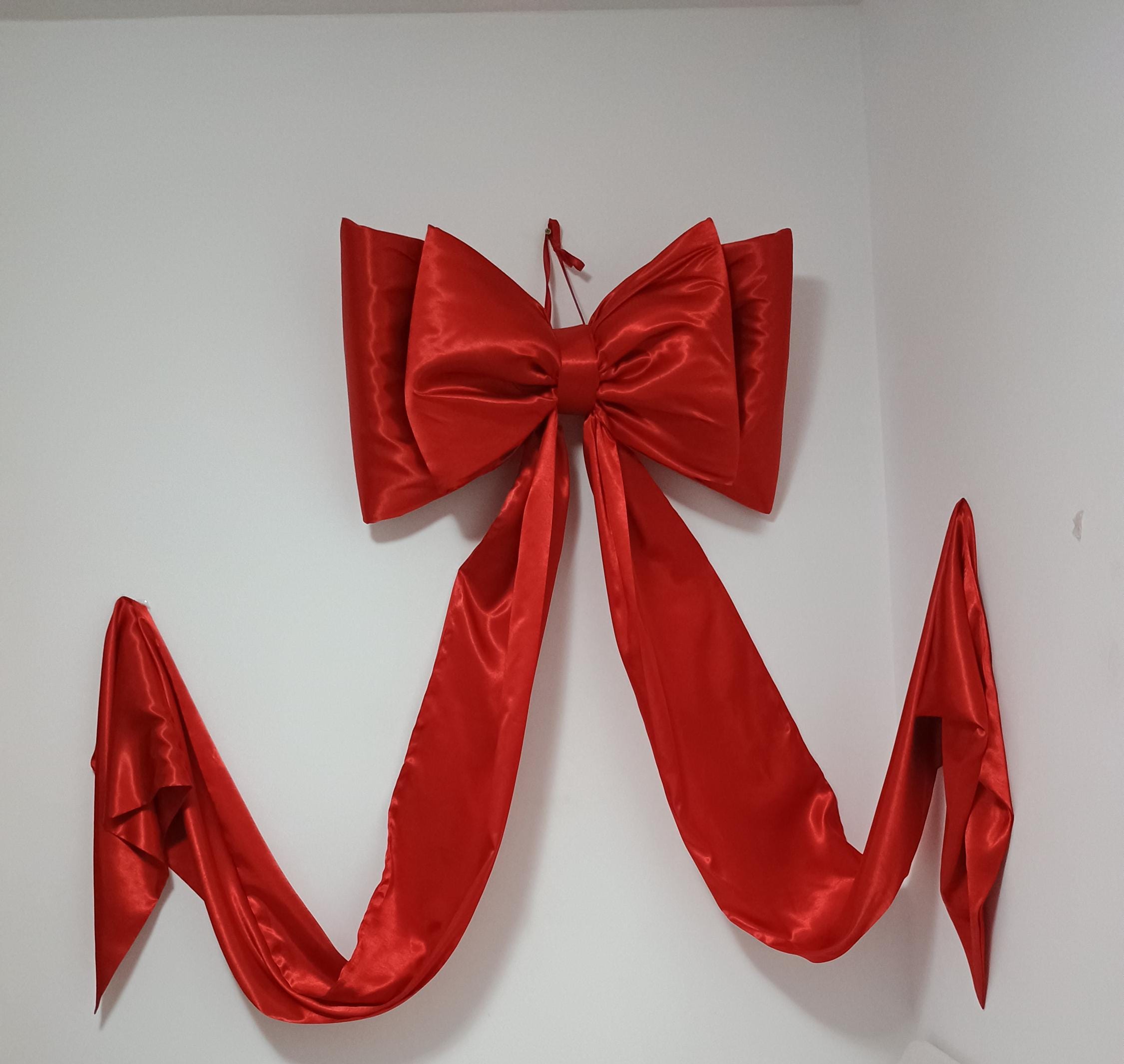 Red Big Bow Giant Bow Showroom Bow Red Bow Birthday Bow Holiday ...