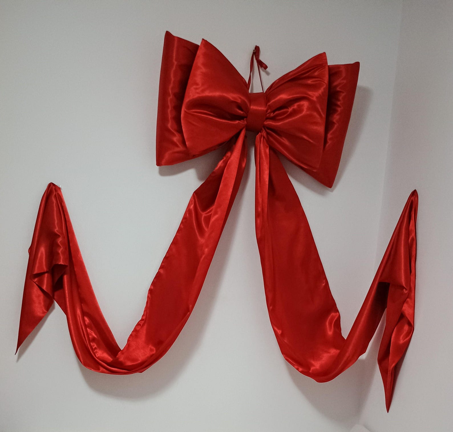 Red Big Bow Giant Bow Showroom Bow Red Bow Birthday Bow Holiday ...