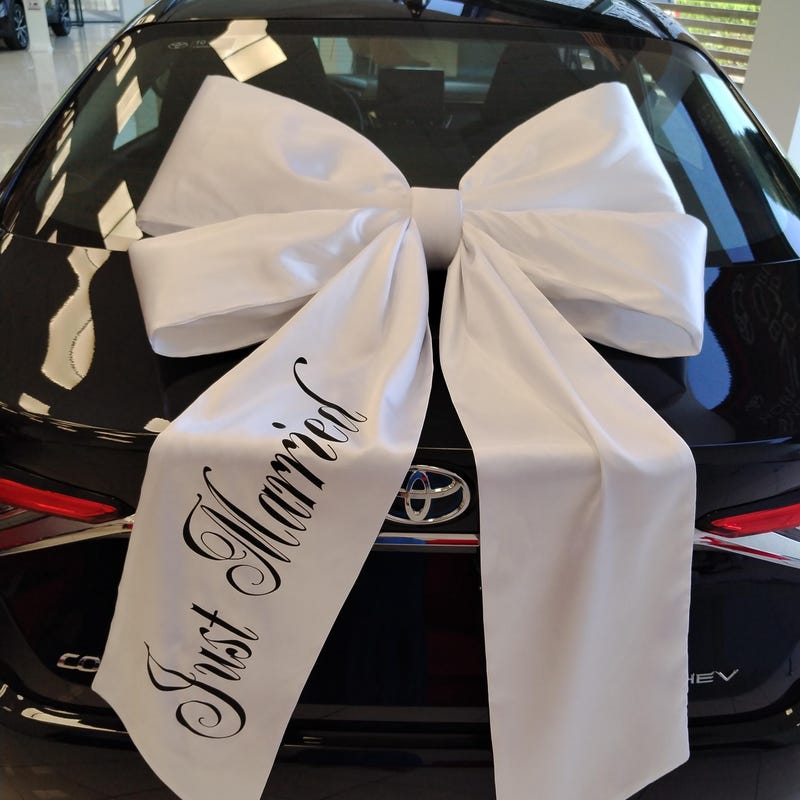 Wedding Car Bows and Ribbon - Etsy